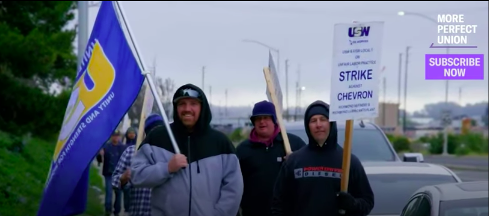 Chevron Workers Strike for Increased Wages and Safety